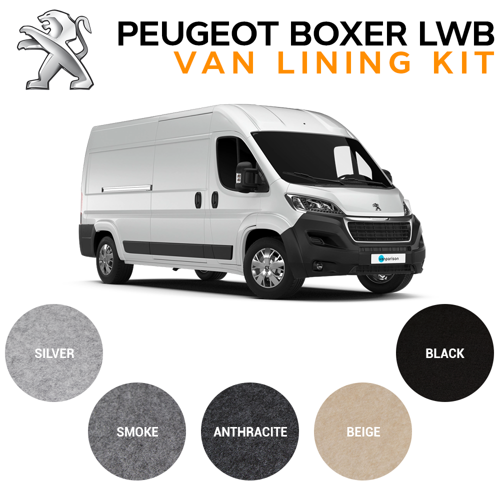 Peugeot Boxer LWB Van Carpet Lining Bundle Kit - CoverAnySurface.com ...